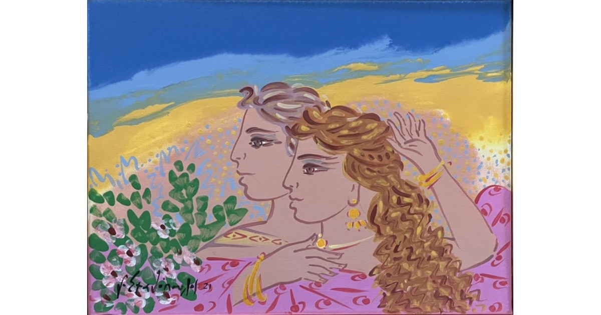 GIORGOS STATHOPOULOS ( 1944 -) – COUPLE 2 - GALERIE LEFAKIS