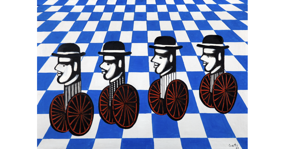 ΓΙΑΝΝΗΣ ΓΑΙΤΗΣ - (1923 - 1984) - ΣΥΝΘΕΣΗ - GALERIE LEFAKIS