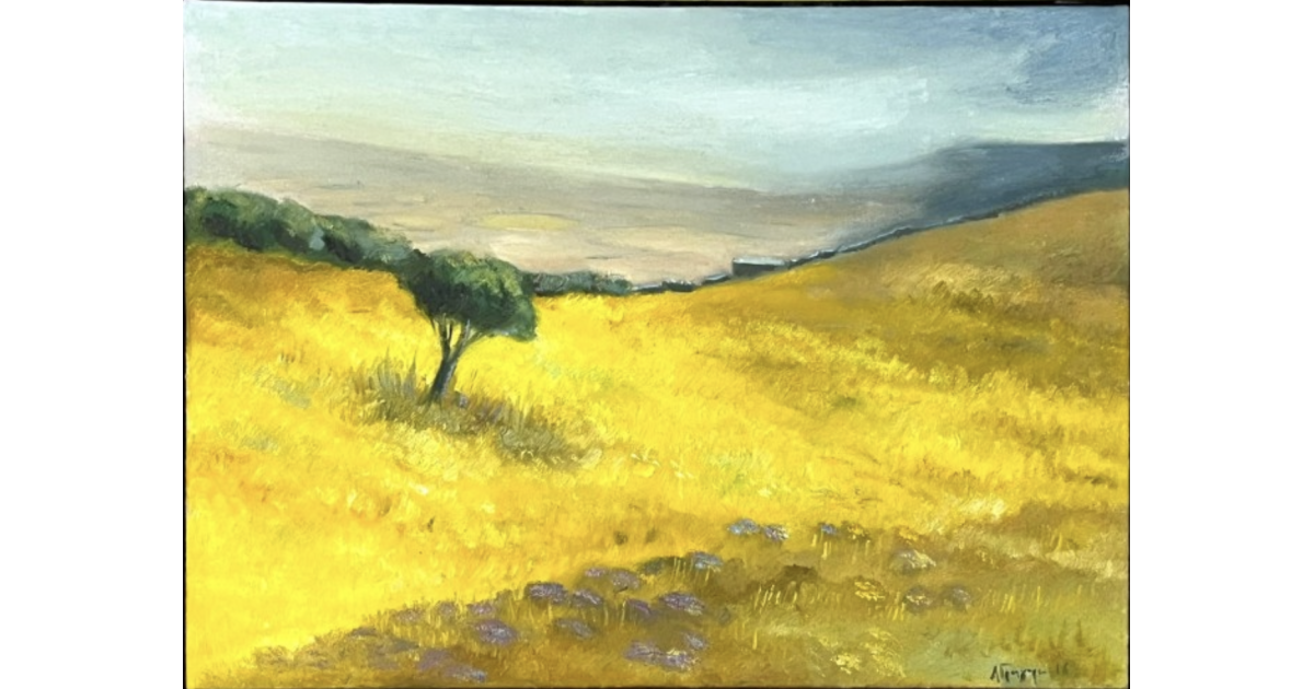 ANNA GRIGORA (1959 -) - ANDROS LANDSCAPE - GALERIE LEFAKIS