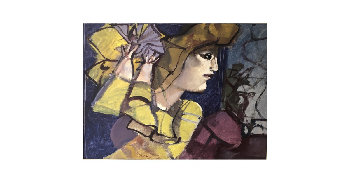 ΔΗΜΗΤΡΗΣ ΜΥΤΑΡΑΣ - ΚΟΠΕΛΑ ΣΤΟ ΠΑΡΑΘΥΡΟ - GALERIE LEFAKIS