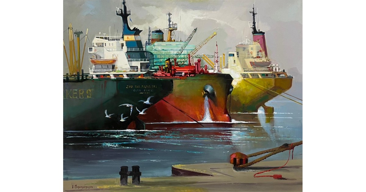 ΓΙΑΝΝΗΣ ΠΑΠΑΝΕΛΟΠΟΥΛΟΣ (1936 - ) - ΤΑΝΚΕΡ - GALERIE LEFAKIS