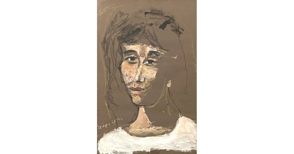 ΓΙΑΝΝΗΣ ΤΣΑΡΟΥΧΗΣ - (1910 - 1989) - ΠΟΡΤΡΑΙΤΟ - GALERIE LEFAKIS