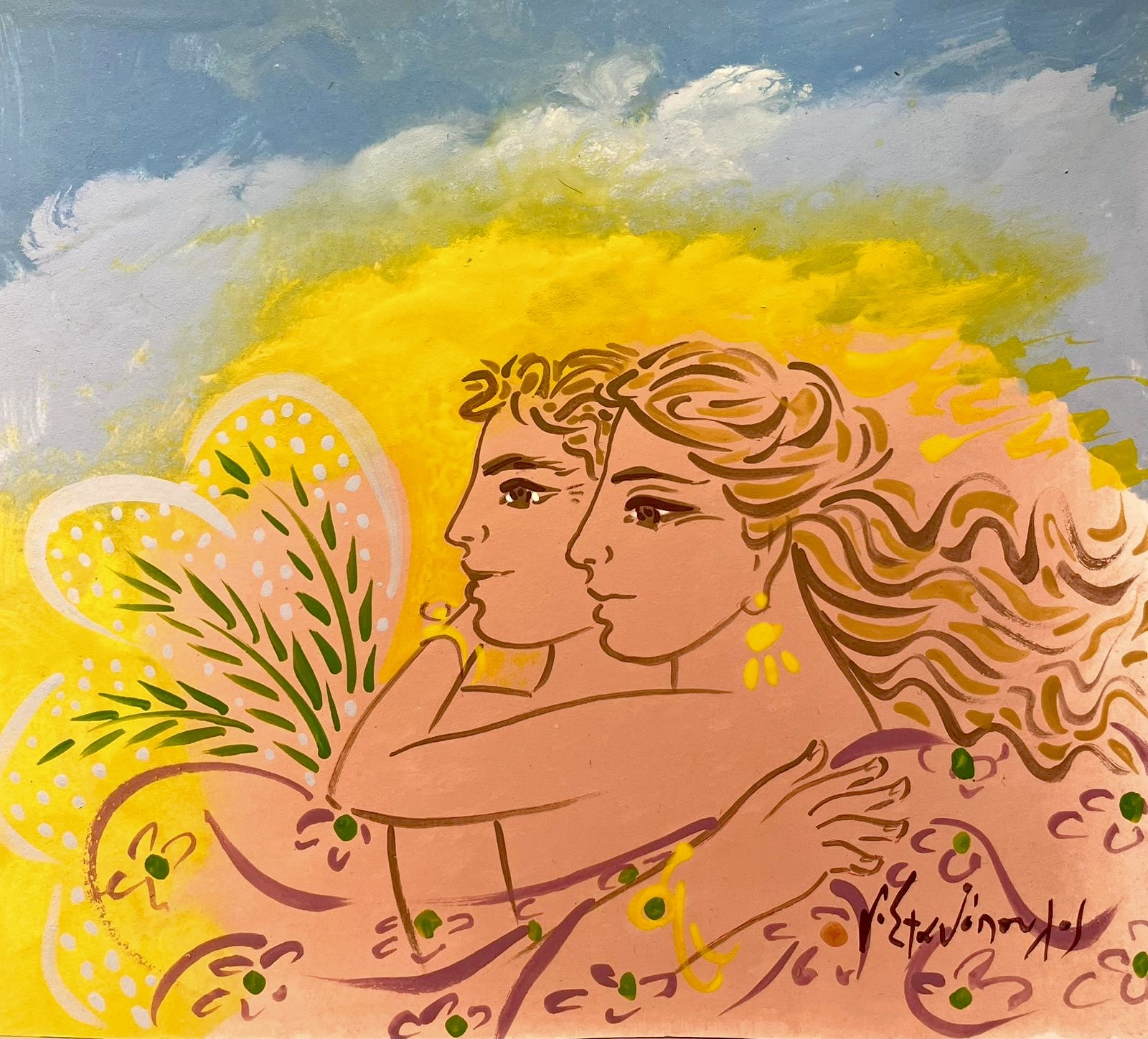 ΓΙΩΡΓΟΣ ΣΤΑΘΟΠΟΥΛΟΣ - ΖΕΥΓΑΡΙ (1944 - ) - GALERIE LEFAKIS